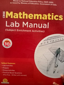 CBSE Mathematics Lab Manual Class 10: Buy CBSE Mathematics Lab Manual ...