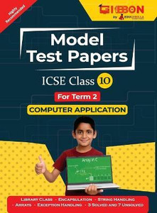 Model Test Papers Computer Applications ICSE Class X - .: Buy Model ...