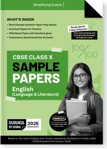 Gurukul By Oswal English Sample Papers for CBSE Class 10 Board Exam ...