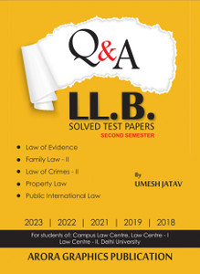 Q&A DU LL.B. (SOLVED PREVIOUS QUESTION PAPERS) PYQ: Buy Q&A DU LL.B ...