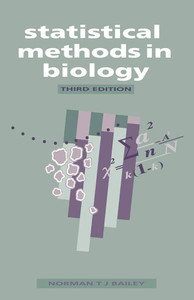 Statistical Methods in Biology: Buy Statistical Methods in Biology by ...