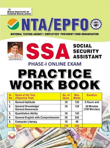 NTA EPFO SSA Phase 1 Practice Work Book (English Medium) (4191): Buy ...