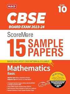 MTG CBSE ScoreMore 15 Sample Question Papers Class 10 Mathematics Basic ...