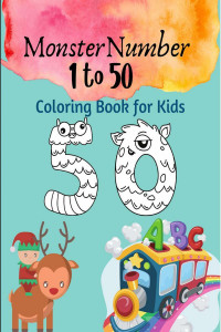 Monster Number Coloring Book: Buy Monster Number Coloring Book by ...