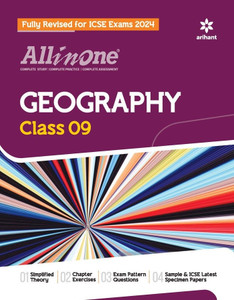 Arihant All In One Class 9th Geography for ICSE Exam 2024 Sixteenth ...