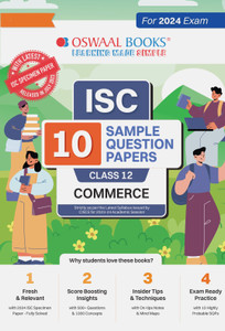 ISC | 10 Sample Question Papers | Class 12|Commerce (2024): Buy ISC ...