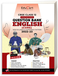 Educart CBSE Class 12 ENGLISH CORE Question Bank 2022 (based on new ...