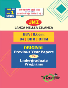 BBA/B.Com/BA/BHM/BTTM Original Previous Year Papers for JMI: Buy BBA/B ...