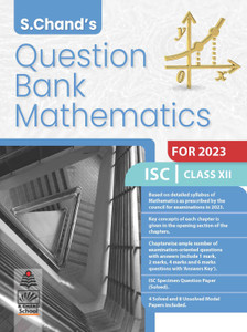 S Chand's Question Bank Mathematics - ISC Class XII - For 2023: Buy S ...