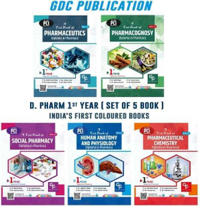 D PHARMA 1st YEAR COLOURED BOOK (SET OF 5 COLOURED BOOKS) in English ...