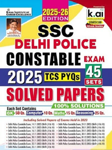 SSC Delhi Police Constable TCS PYQs Solved Papers 45 Sets 2025 to 26 ...