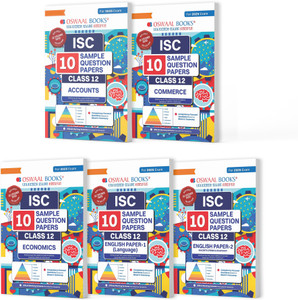 ISC Class 12 Sample Question Papers: Accounts,Commerce,Eco,Eng 1&2(Set ...