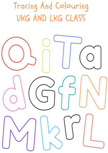 Tracing And Colouring - ukg and lkg class: Buy Tracing And Colouring ...