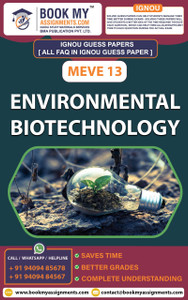 IGNOU MEVE 13 Environmental BiotechnologyC | Guess Paper | Important ...