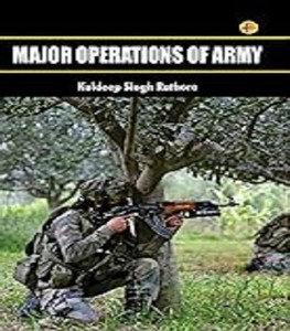 Major Operations of Army: Buy Major Operations of Army by Kuldeep Singh ...