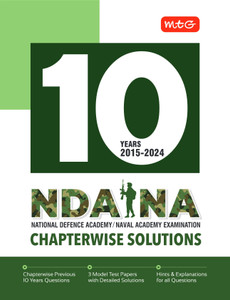 MTG NDA-NA 10 Previous Years Chapterwise Solved Papers (2015-2024 ...