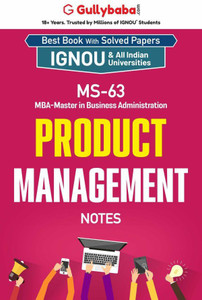 IGNOU MS-63 - Product Management, Latest Help Book Edition: Buy IGNOU ...