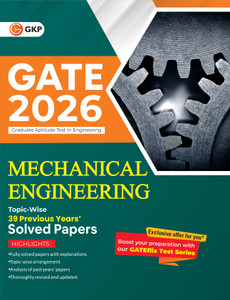 GKP GATE 2026 : Mechanical Engineering - 39 Years' Topic-wise Previous ...