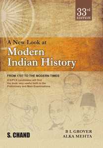 S Chand's A New Look at Modern Indian History : From 1707 to The Modern ...