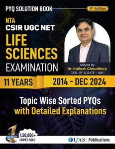 CSIR NET Life Science - PYQ Book 2025 | Topicwise Solved Papers (2011 ...