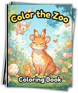 Color the Zoo! Doodle Colouring Book for Kids Age 3,4,5,6,7,8: Buy ...