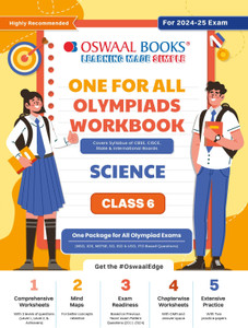 Oswaal One For All Olympiad Workbook Class 6 Science for 2024-25 Exam ...