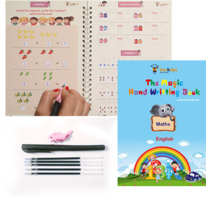 Number Magic Book COMBO English Hindi | English Number Book 1 To 100 ...