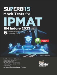 SuperB 15 Mock Tests for IPMAT (IIM Indore) with 6 Previous Year Solved ...