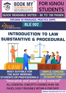 BLE 2 Introduction to Law: Substantive and Procedural | Quick Readable ...