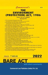 The Environment (Protection) Act, 1986 - 2022/Edition: Buy The ...