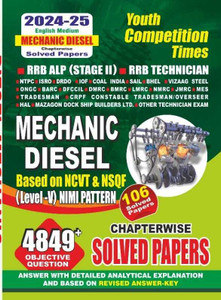 Mechanic Diesel (English Medium) Chapterwise Solved Papers 2024 - RRB ...
