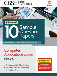 Cbse Board Exam 2023 I-Succeed 10 Sample Question Papers Computer ...