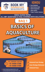 IGNOU BAQ 1 Basics of Aquaculture | Guess Paper | Important Question ...