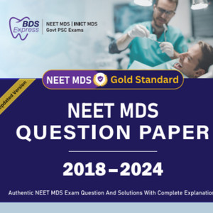 NEET MDS Previous Year Question Paper (2018-2024) Authentic NEET PG ...