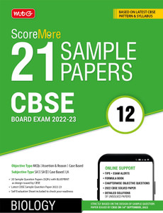 MTG CBSE ScoreMore 21 Sample Papers Class 12 Biology Book For 2023 ...
