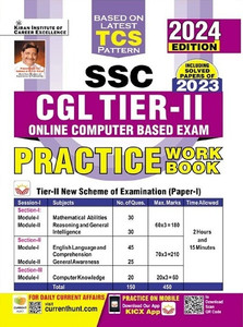 SSC CGL Tier 2 TCS Based Latest Pattern 2024 Edition Practice Work Book ...