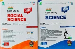 Evergreen Cbse Self-Study In Science And Social Science Class 10 Set of ...