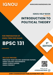 IGNOU BPSC 131 Introduction to Political Theory Study Material & Book ...