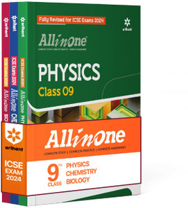 Arihant All In One Class 9th Physics, Chemistry, Biology for ICSE Exam ...