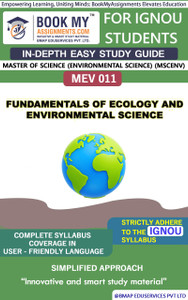 IGNOU MEV 11 Fundamentals of Environmental Science and Ecology In Depth ...