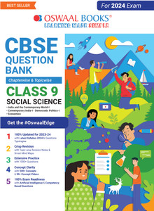 Oswaal CBSE Class 9 Social Science Question Bank (2024 Exam): Buy ...