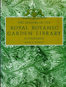 THE HISTORY OF THE ROYAL BOTANIC GARDEN LIBRARY – EDINBURGH: Buy THE ...