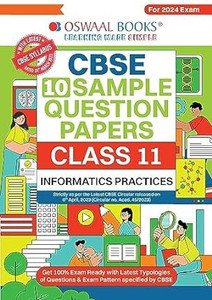 Oswaal CBSE Sample Question Papers Class 11 Informatics Practices Book ...