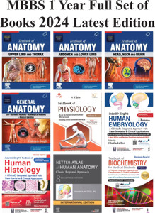 MBBS 1ST YEAR Full SET 2024 Edition= (Textbook Of Anatomy:Upper Limb ...