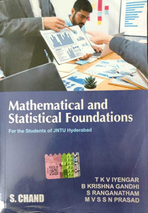 Mathematical and Statistical Foundations for Jntu Hyderabad: Buy ...