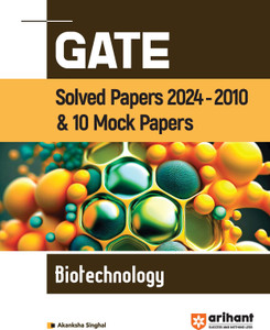 GATE Solved Papers & 10 Mock Papers Biotechnology: Buy GATE Solved ...