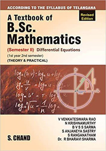 A Textbook of B.Sc. Mathematics: Semester II (Differential Equations ...