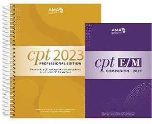 CPT Professional 2023 and E/M Companion 2023 Bundle: Buy CPT ...