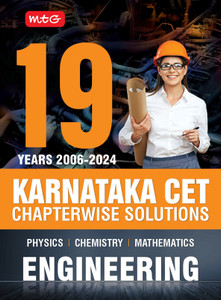 MTG 19 Years (2024-2006) Karnataka CET Chapterwise Solutions Physics ...