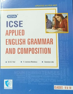 NOVA ICSE APPLIED ENGLISH GRAMMAR AND COMPOSITION CLASSES - 9 & 10: Buy ...
